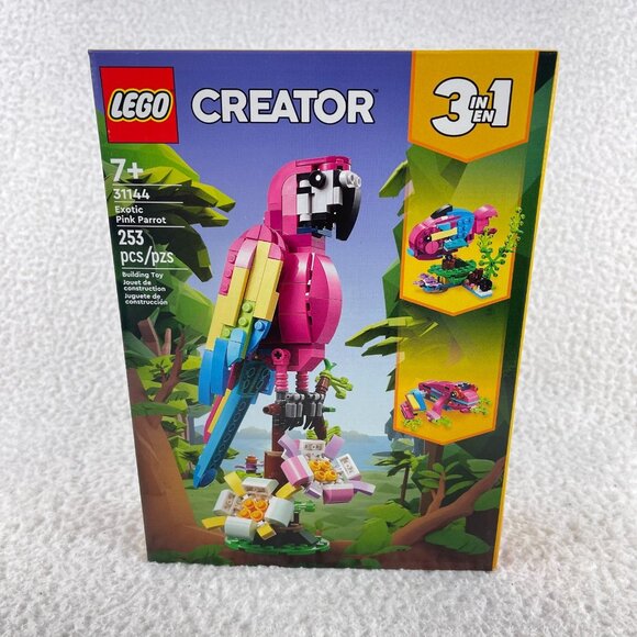 Lego | Toys | Lego Creator Exotic Pink Parrot 3144 Building Toy ...